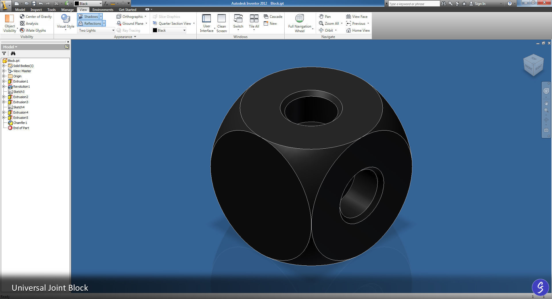 Universal Joint 3D model 3D printable | CGTrader
