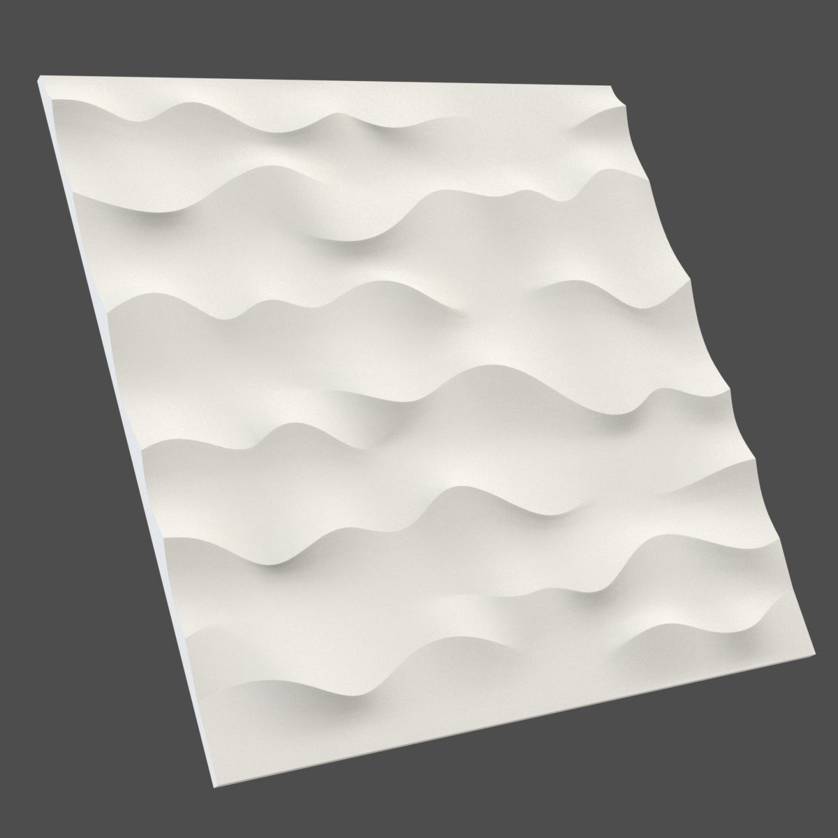 new wave panel 3D model 3D printable | CGTrader