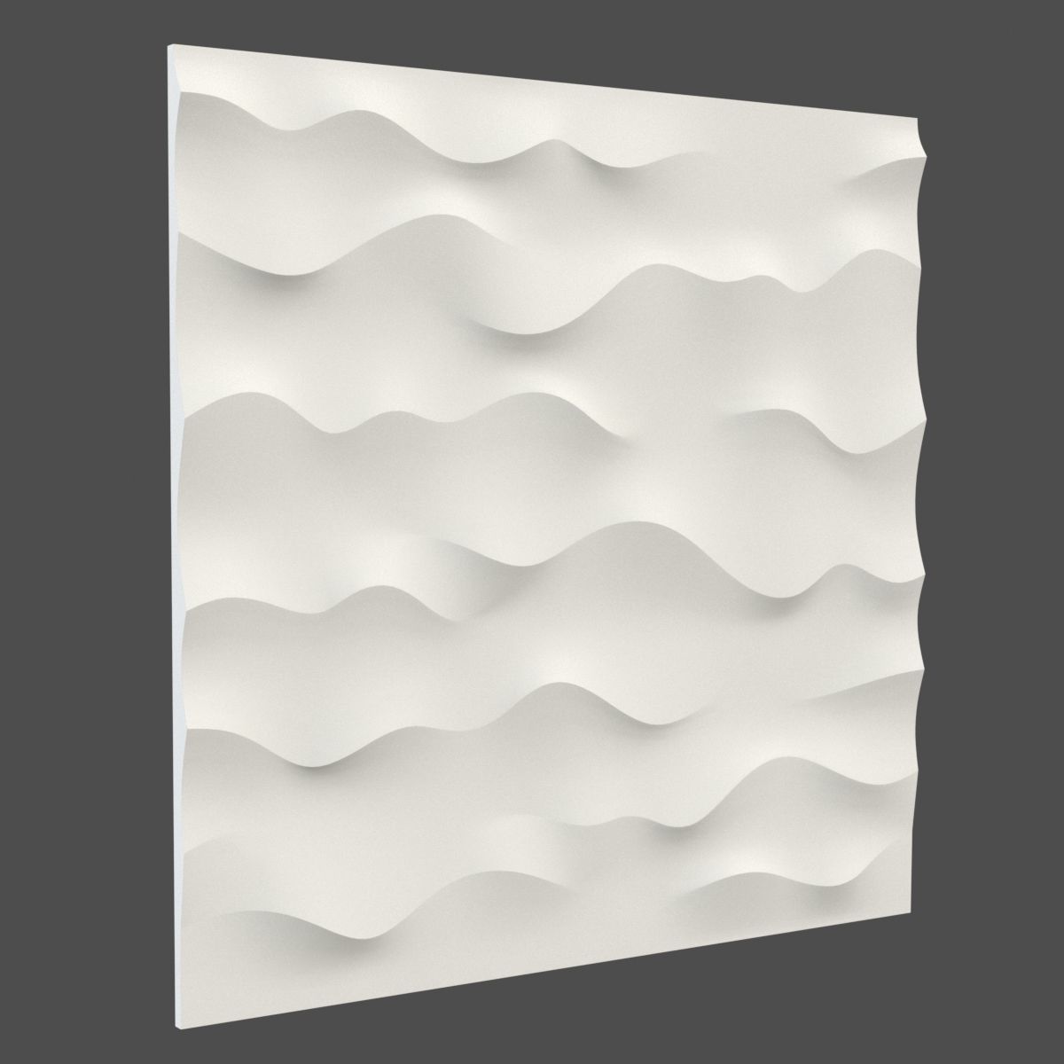 new wave panel 3D model 3D printable | CGTrader