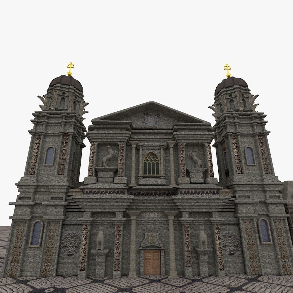 Theatinerkirche church 3D model 3D printable | CGTrader