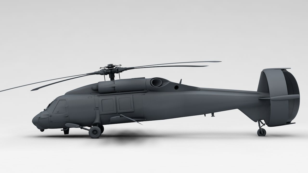 3D model Piasecki X-49 Speedhawk VR / AR / low-poly | CGTrader