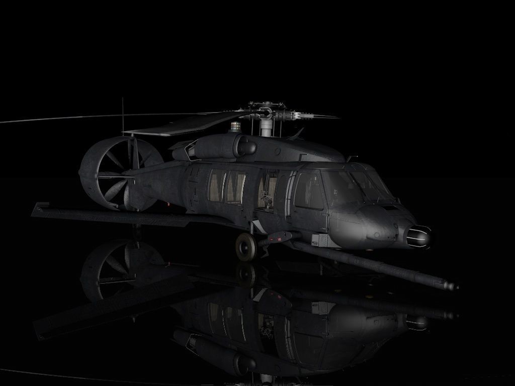 3D model Piasecki X-49 Speedhawk VR / AR / low-poly | CGTrader