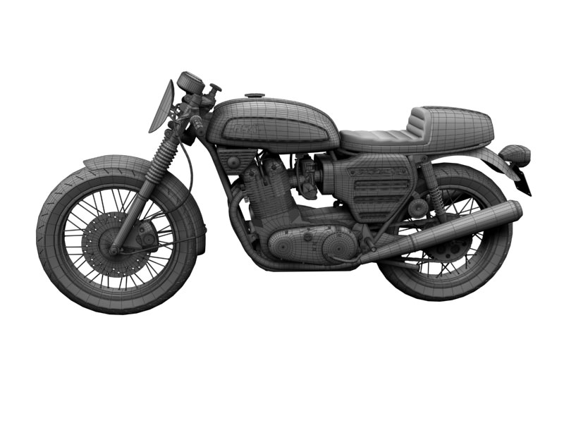 BSA Rocket 3 Racer 1969 3D model | CGTrader