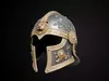 Stylized Royal Knight Dominion Helmet - Golden Lion Crown 3D model 3D ...