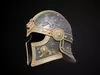 Stylized Royal Knight Dominion Helmet - Golden Lion Crown 3D model 3D ...