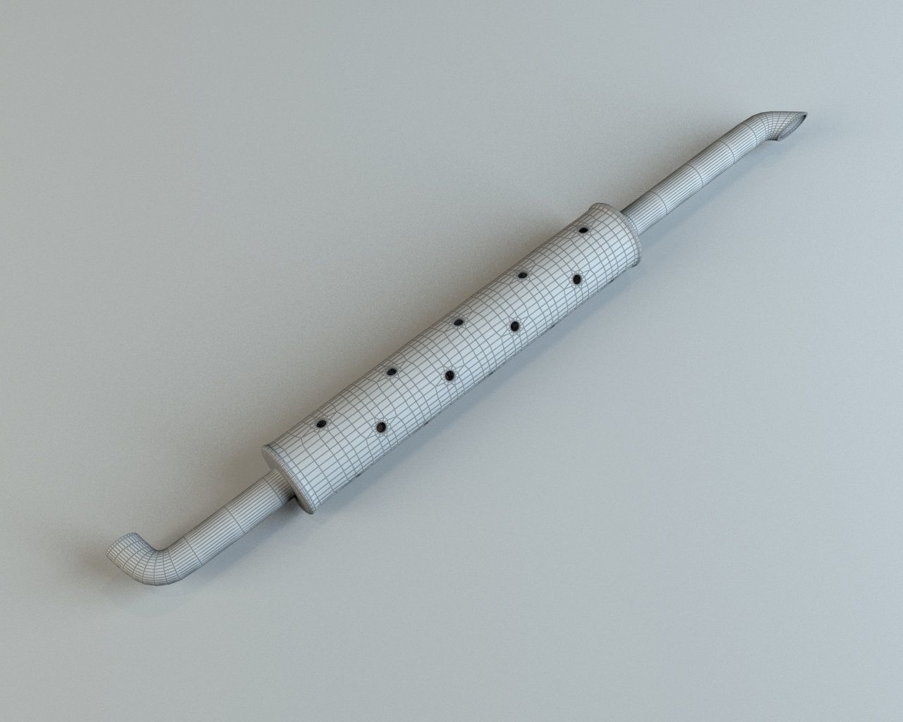 Exhaust pipe free 3D model | CGTrader