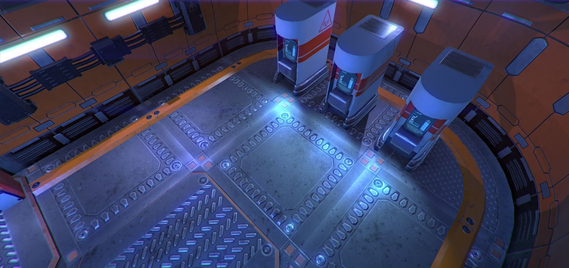 3D model Top-Down Sci Fi Factory Level Construction Kit VR / AR / low-poly | CGTrader