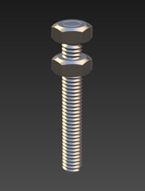 Screw and Bolt 3D Printable 3D model 3D printable | CGTrader