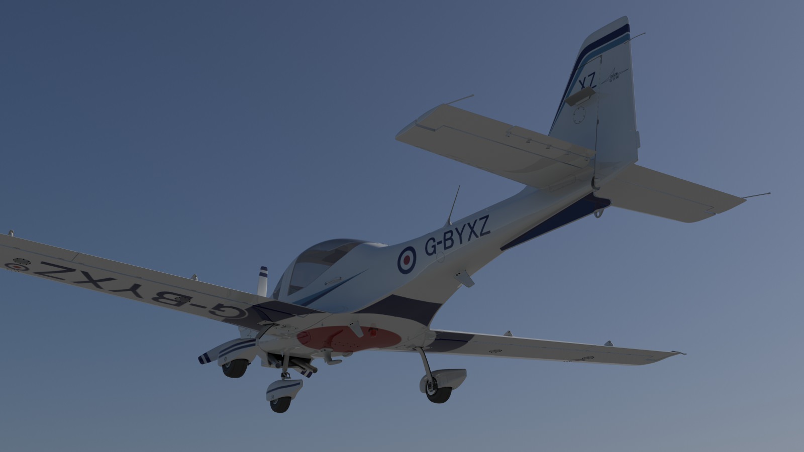 Grob G115 E Tutor 3D model rigged | CGTrader