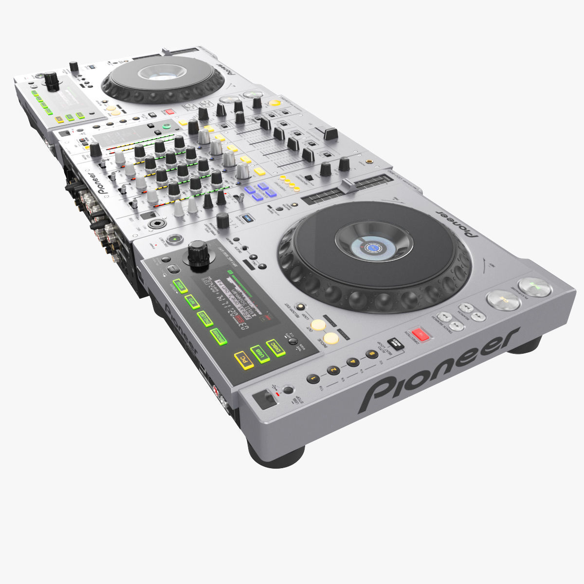DJ Set Pioneer 3D model | CGTrader