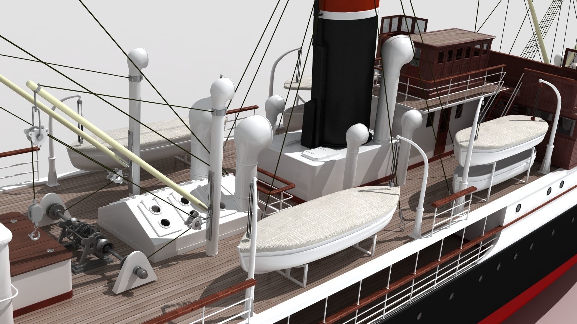 3D model DS Finmarken ship VR / AR / low-poly | CGTrader