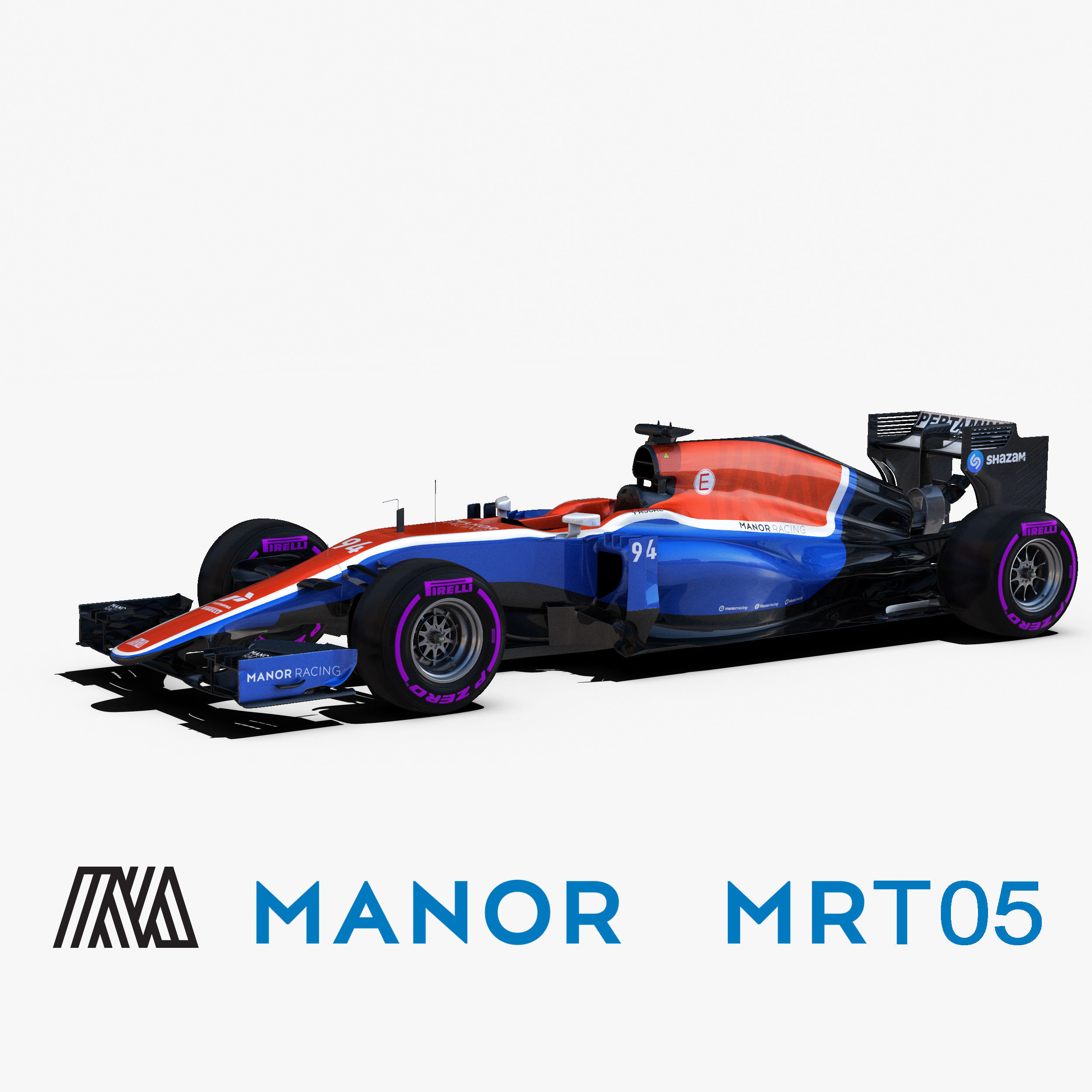 3D model Manor MRT05 Car VR / AR / low-poly rigged | CGTrader