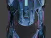 3D model Sci-Fi Cyberpunk Neon Hypercar VR / AR / low-poly | CGTrader