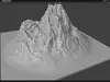 Mountain 6 3D model 3D printable | CGTrader
