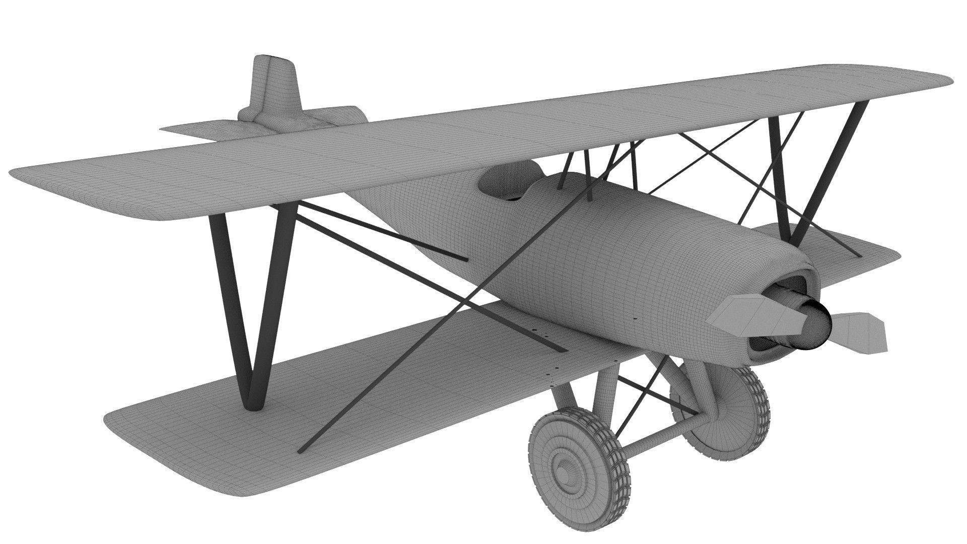 Fixed Wing Plane 3D model | CGTrader