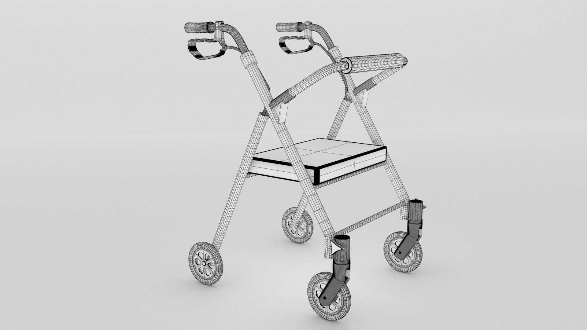Four Wheeled Walker 3D model | CGTrader