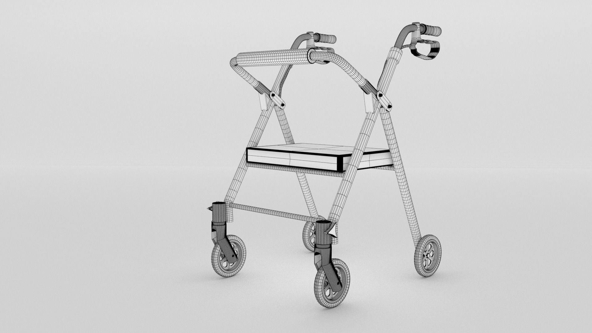 Four Wheeled Walker 3D model | CGTrader