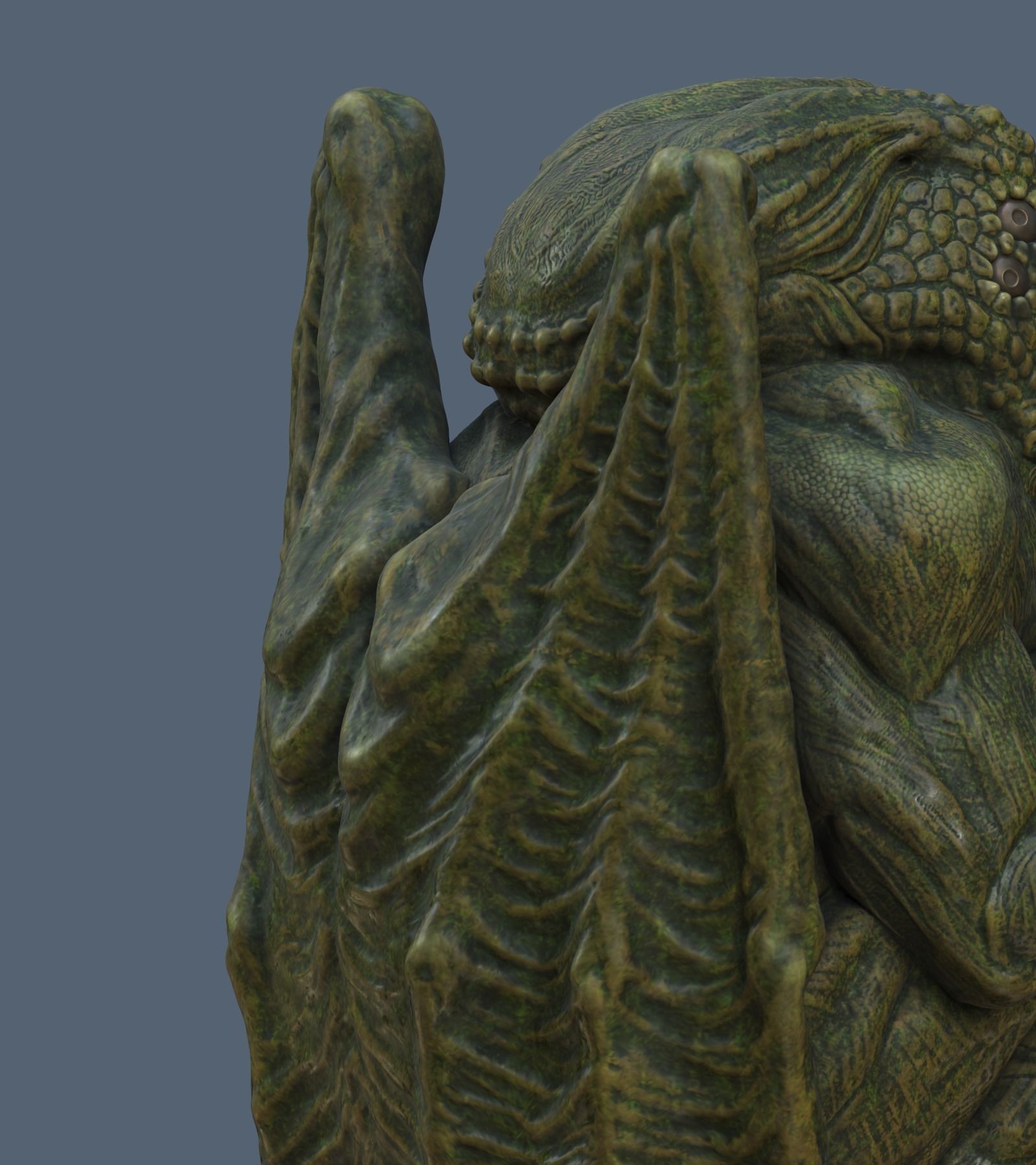 Cthulhu Statuette 3D model 3D printable | CGTrader