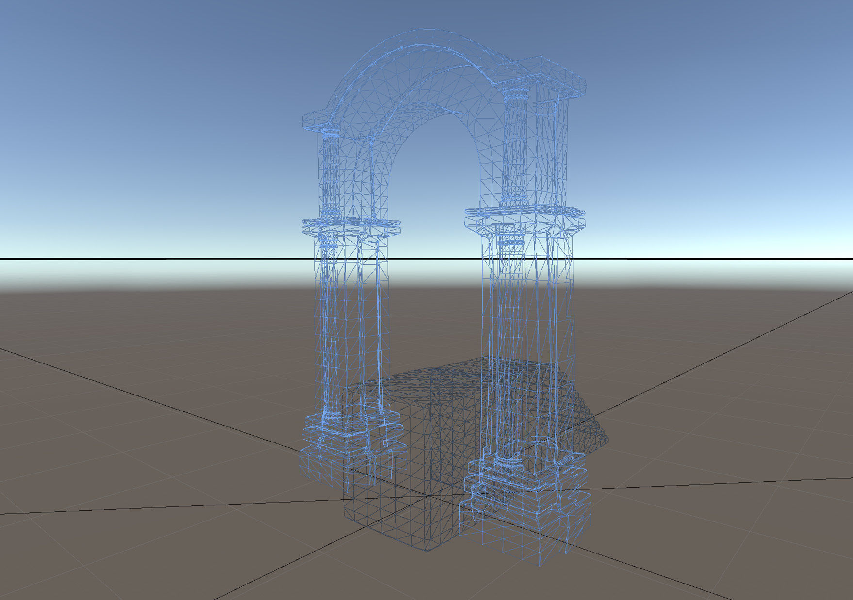 3D model Stone Gate VR / AR / low-poly | CGTrader