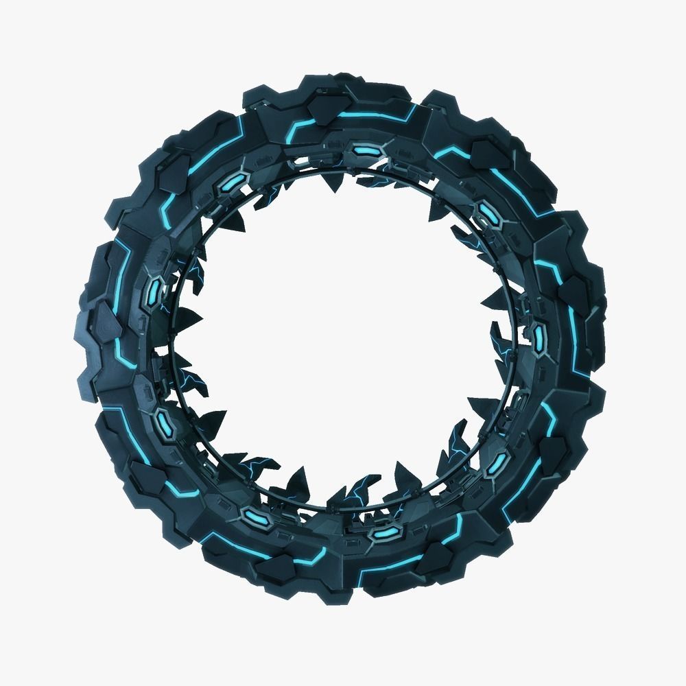 3D model x3 stargate package VR / AR / low-poly | CGTrader