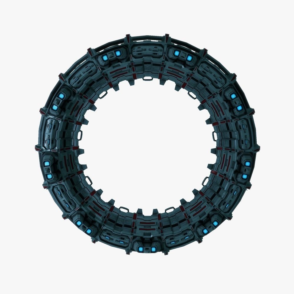 3D model x3 stargate package VR / AR / low-poly | CGTrader