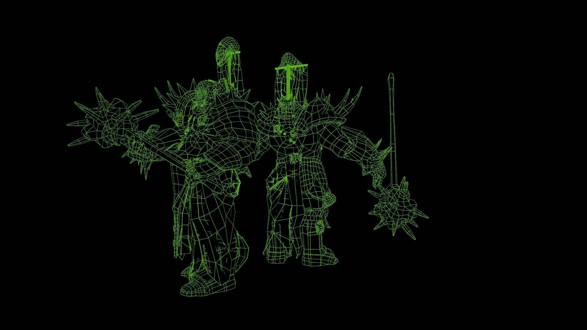 3D model Ork juggernaut VR / AR / low-poly rigged animated | CGTrader