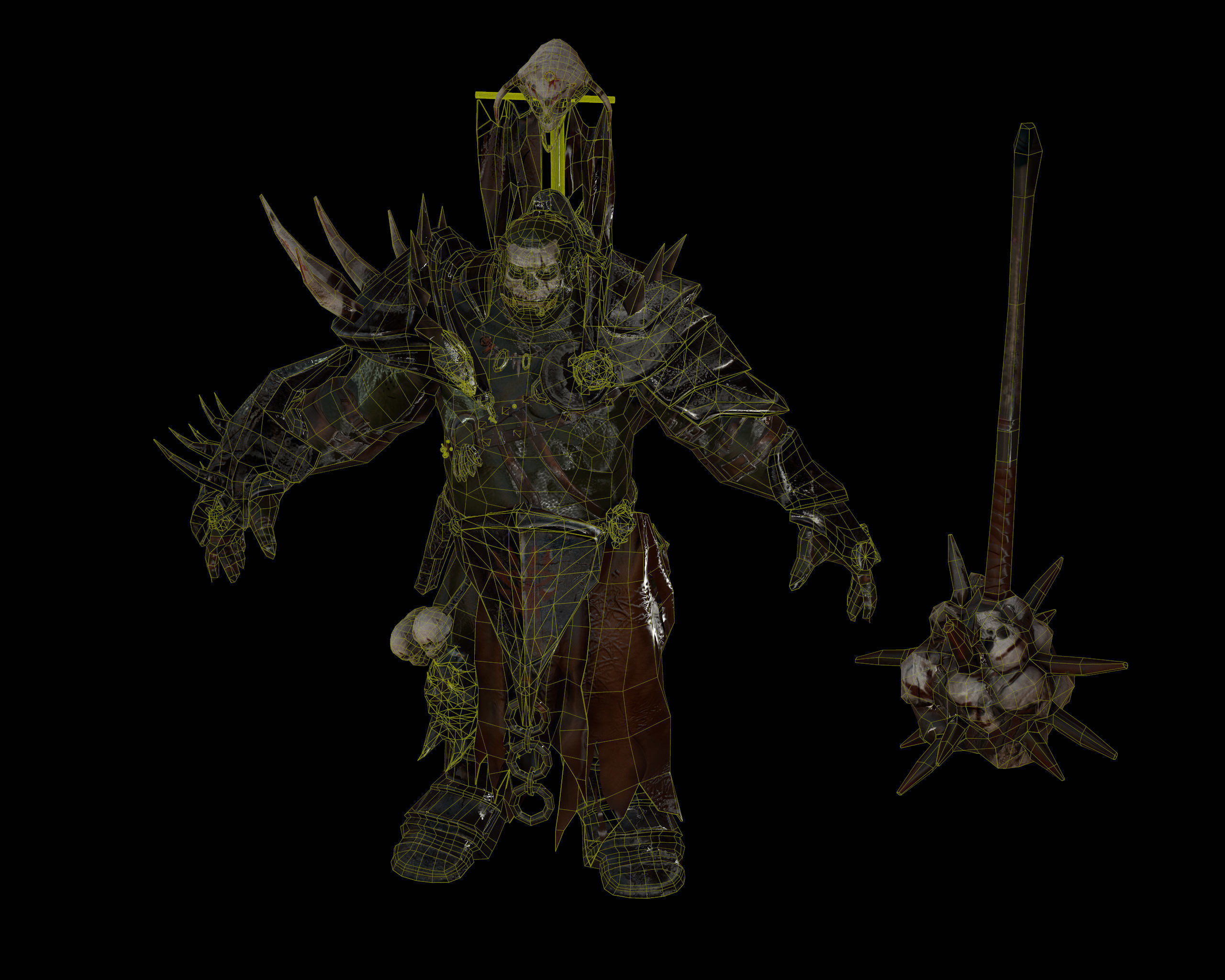 3D model Ork juggernaut VR / AR / low-poly rigged animated | CGTrader