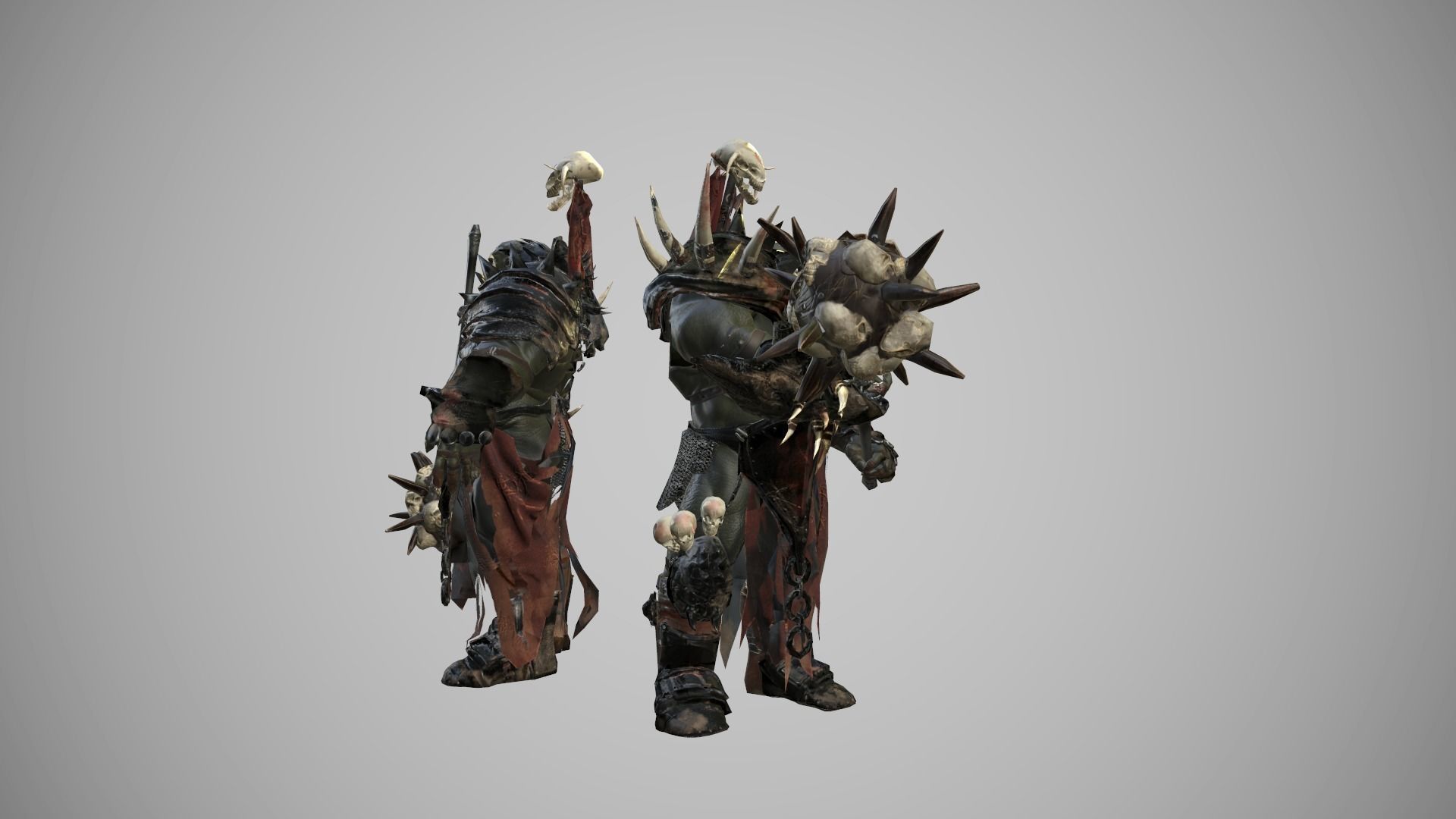 3D model Ork juggernaut VR / AR / low-poly rigged animated | CGTrader