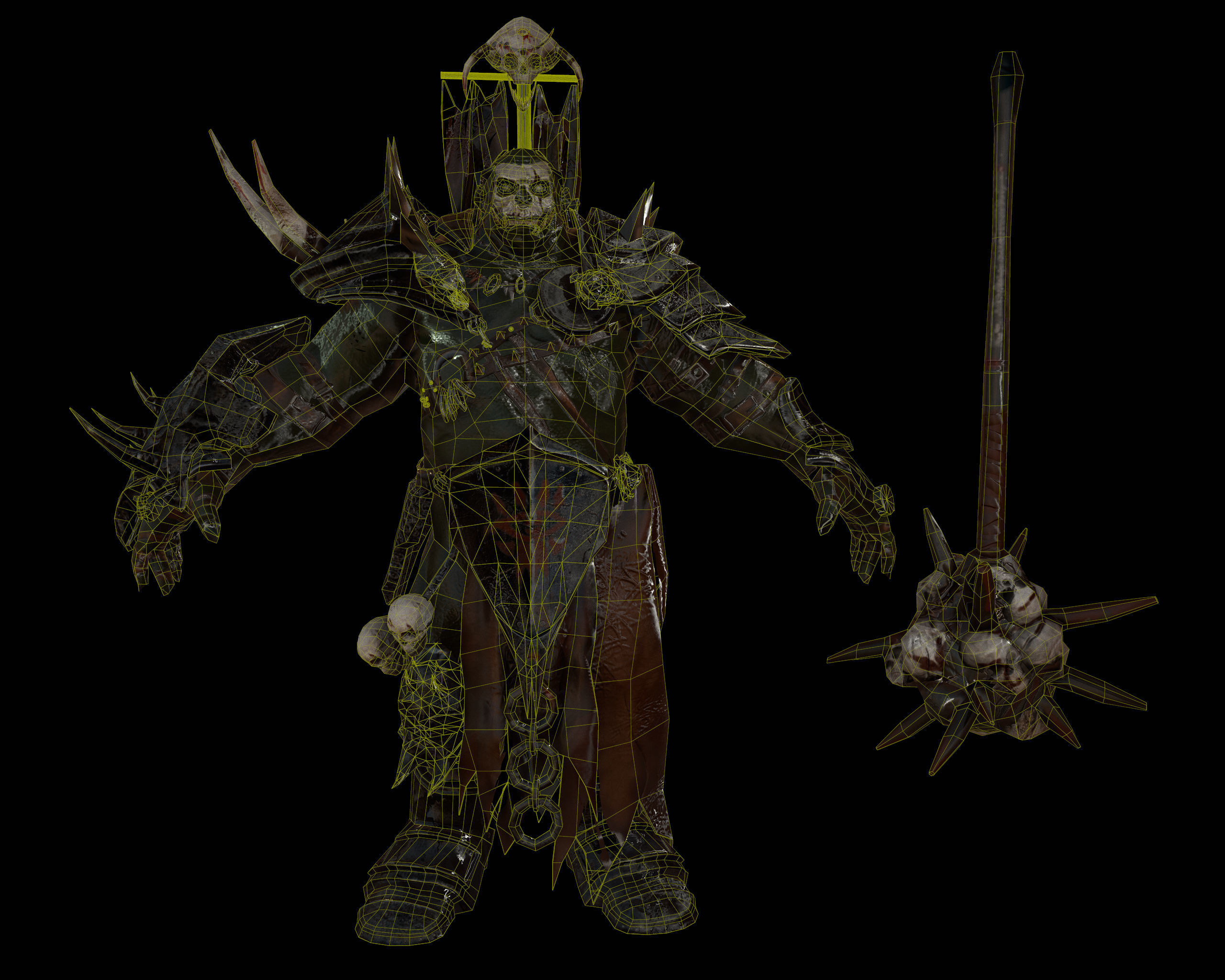 3D model Ork juggernaut VR / AR / low-poly rigged animated | CGTrader