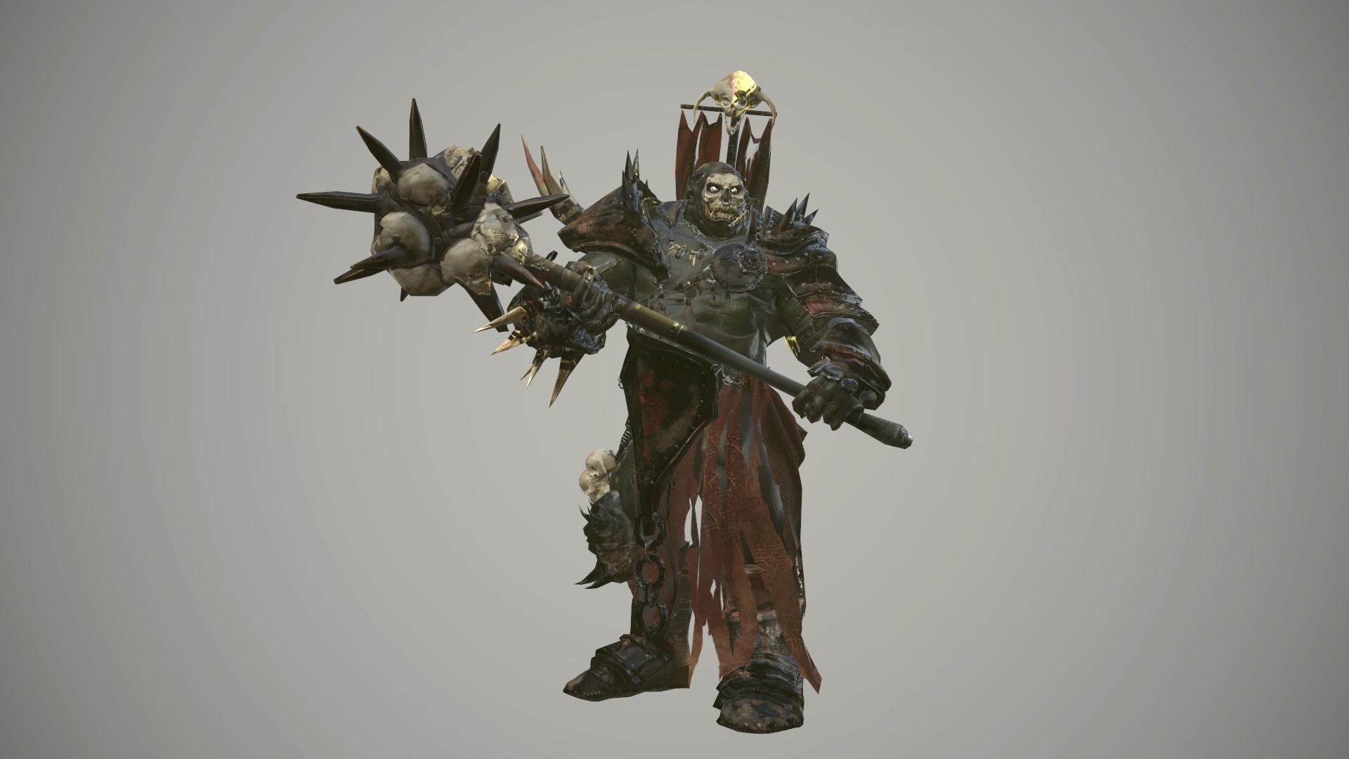 3D model Ork juggernaut VR / AR / low-poly rigged animated | CGTrader