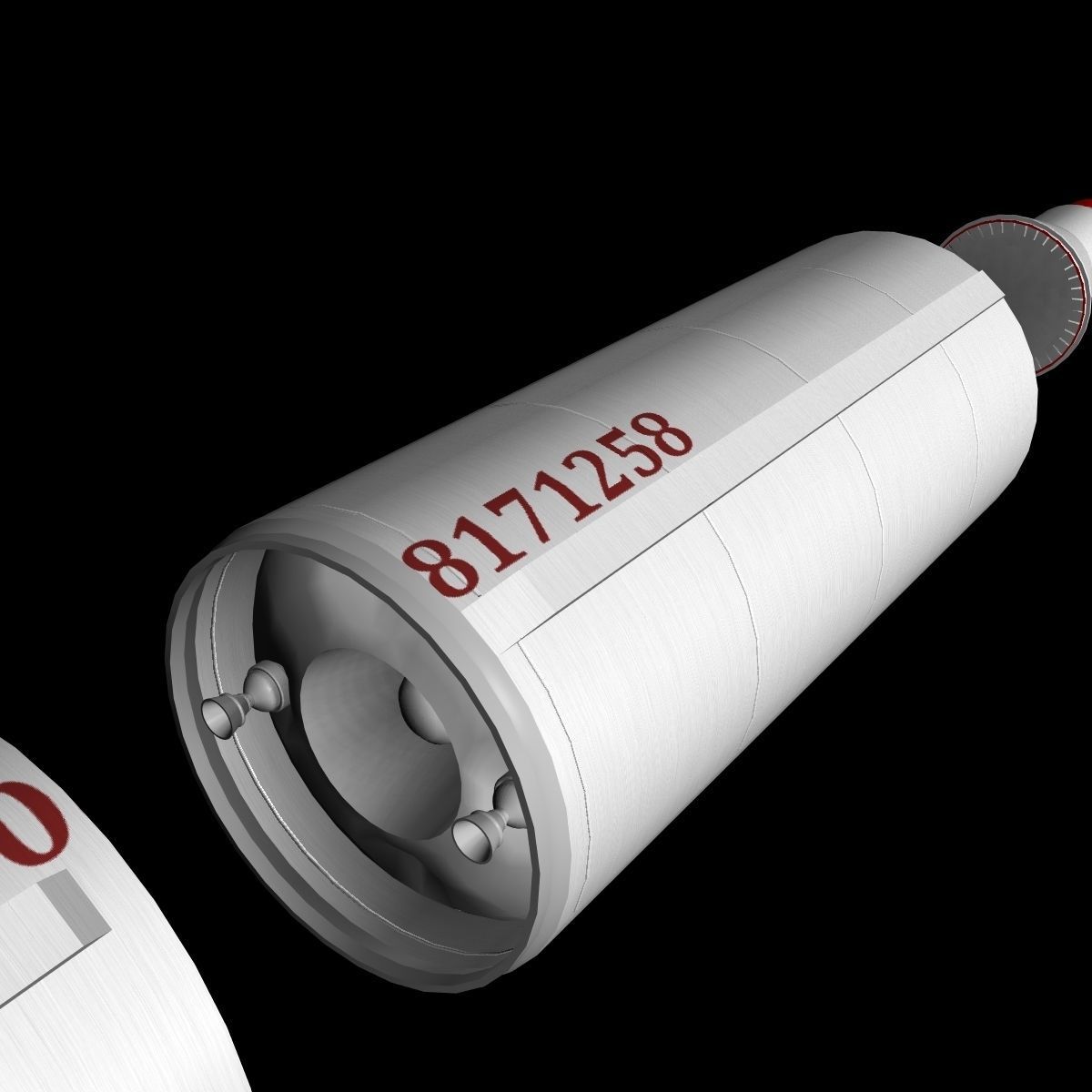 BM25 Musudan 2 Stage Ballitic Missile 3D model | CGTrader