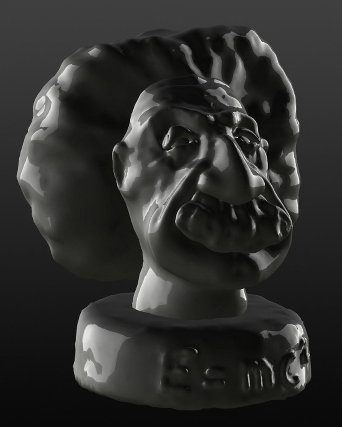 Einstein Head 3D model 3D printable | CGTrader