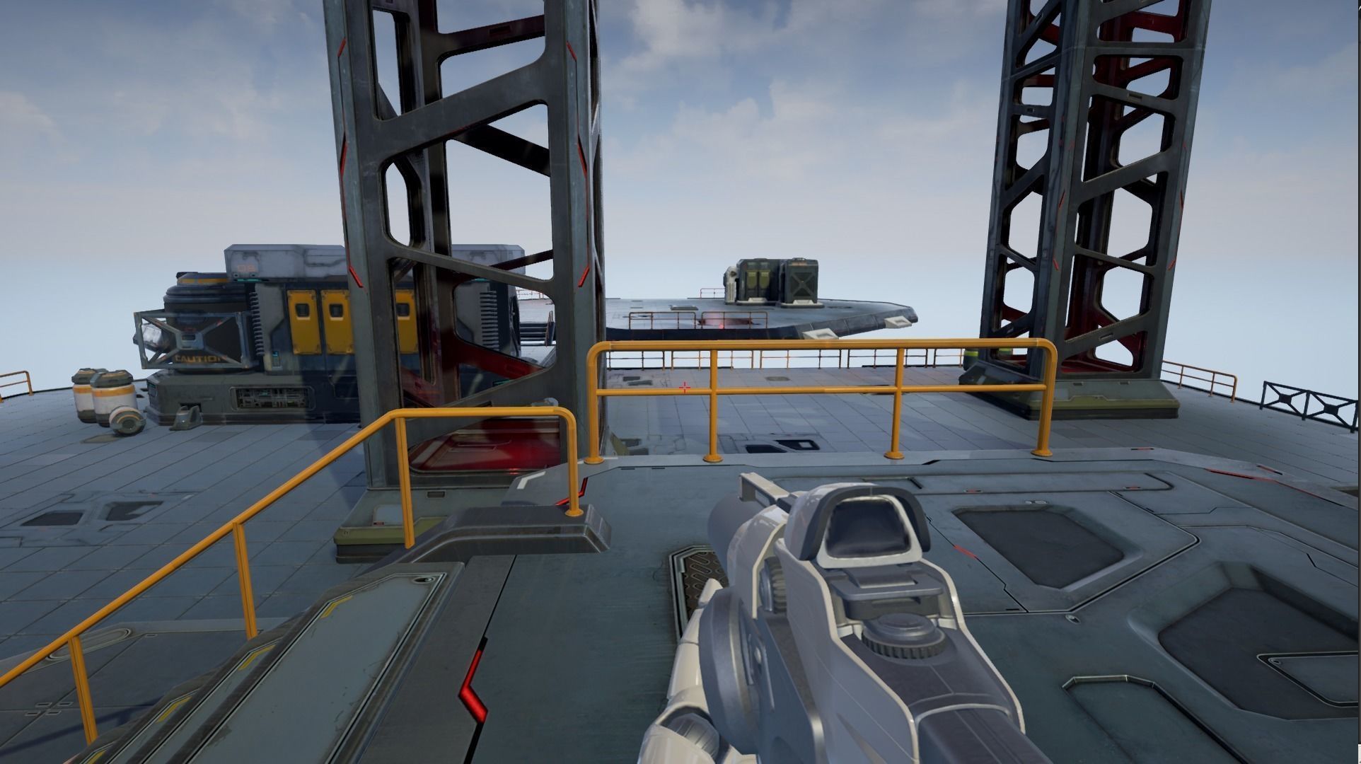 3D model Modular Sci-Fi Space Base Location and Props - low poly VR ...