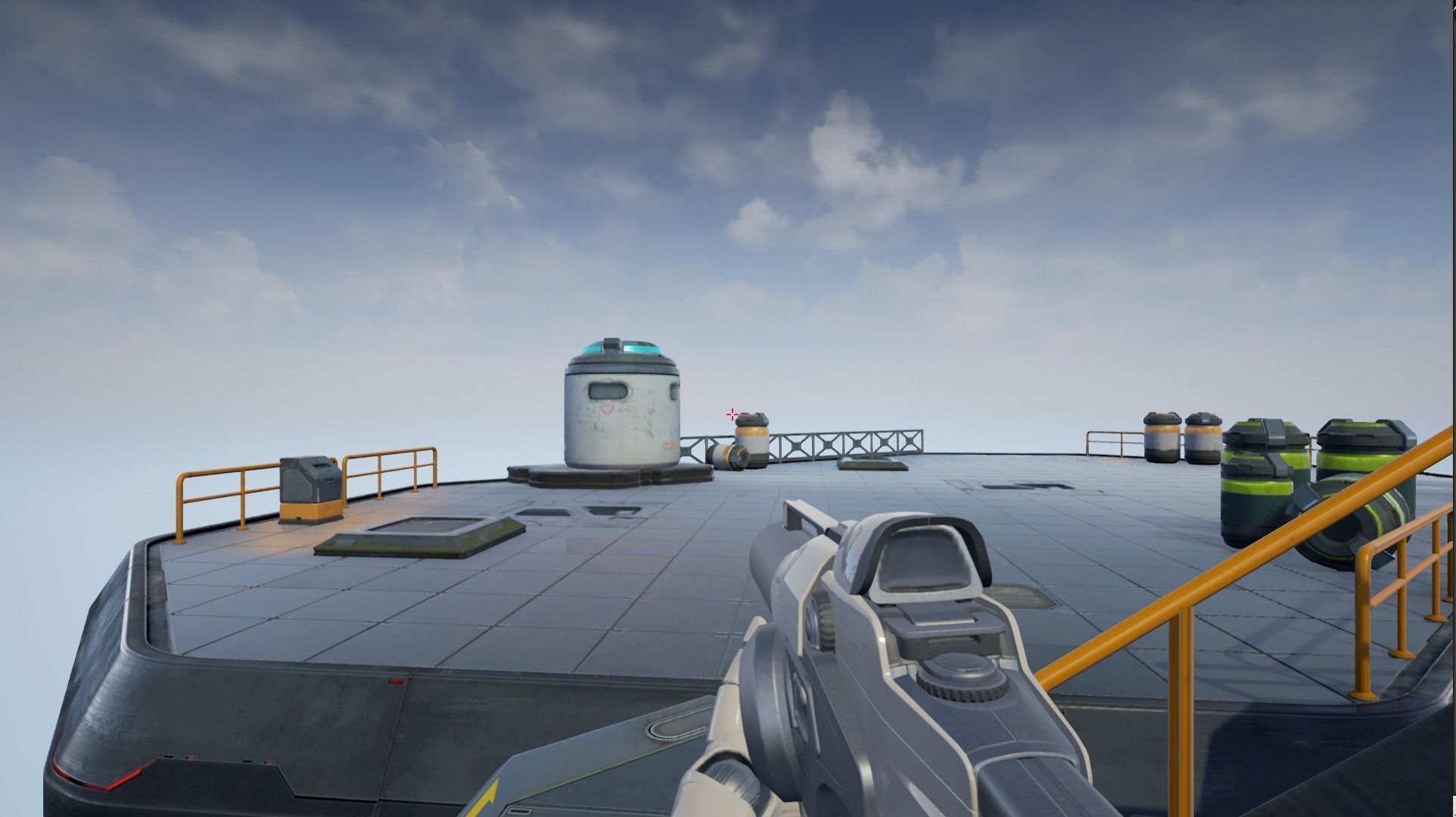 3D model Modular Sci-Fi Space Base Location and Props - low poly VR ...