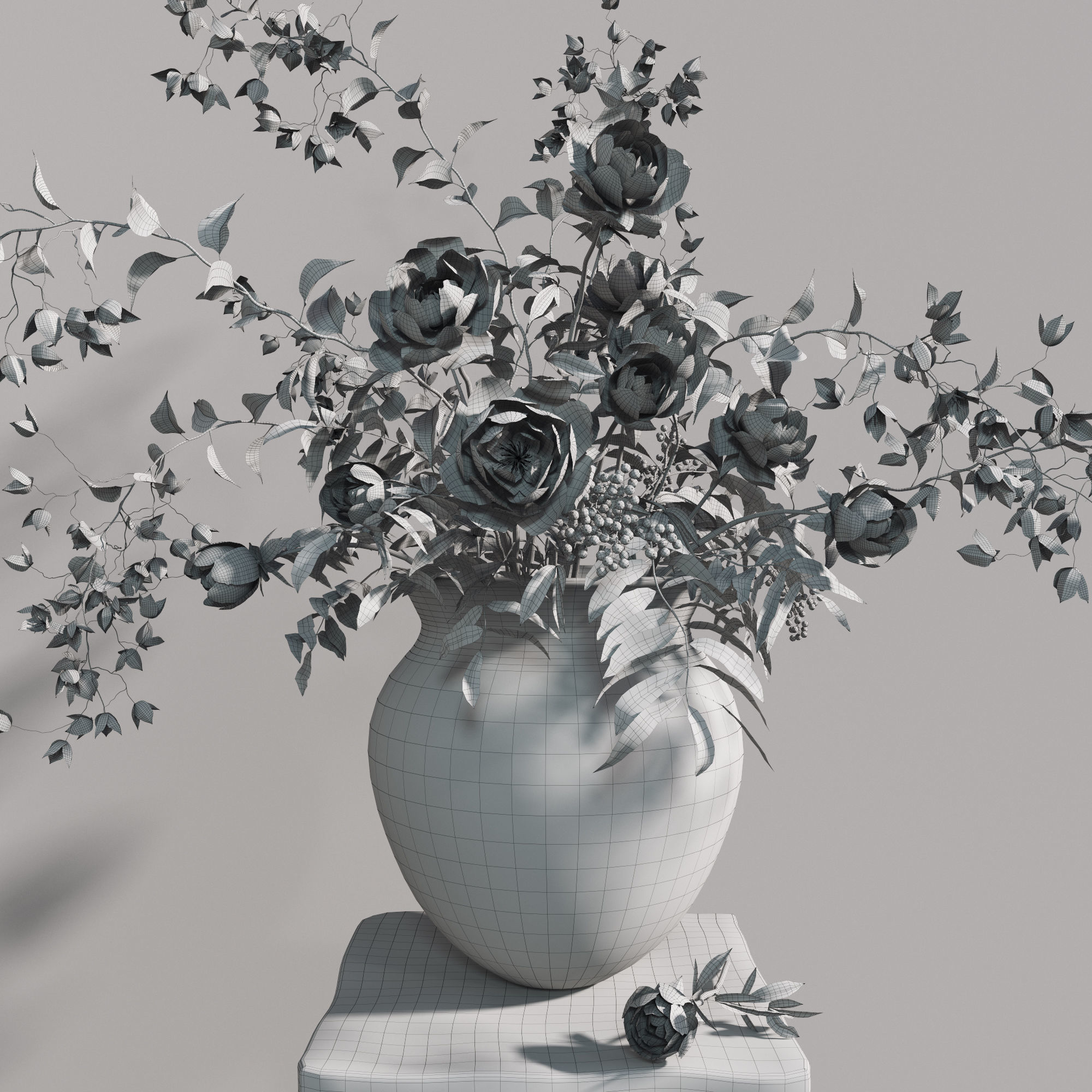 Rustic decor set 3D model | CGTrader