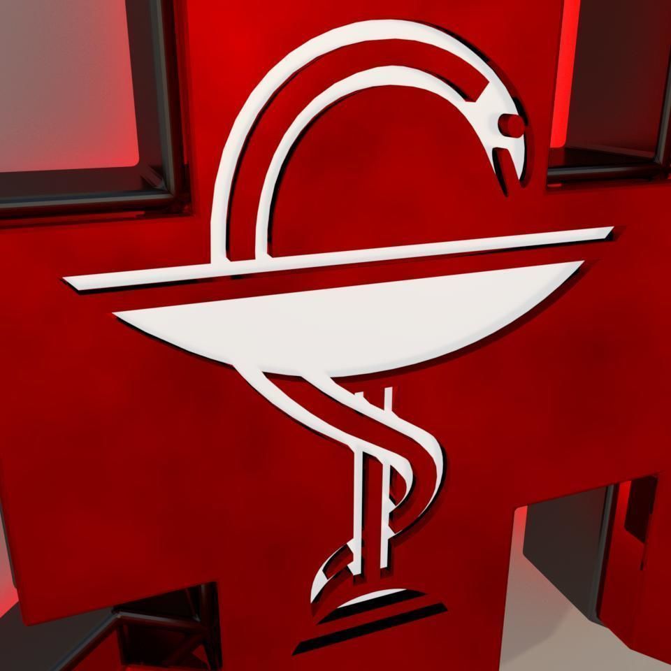 Apotheke Logo Pharmacy 3D model | CGTrader