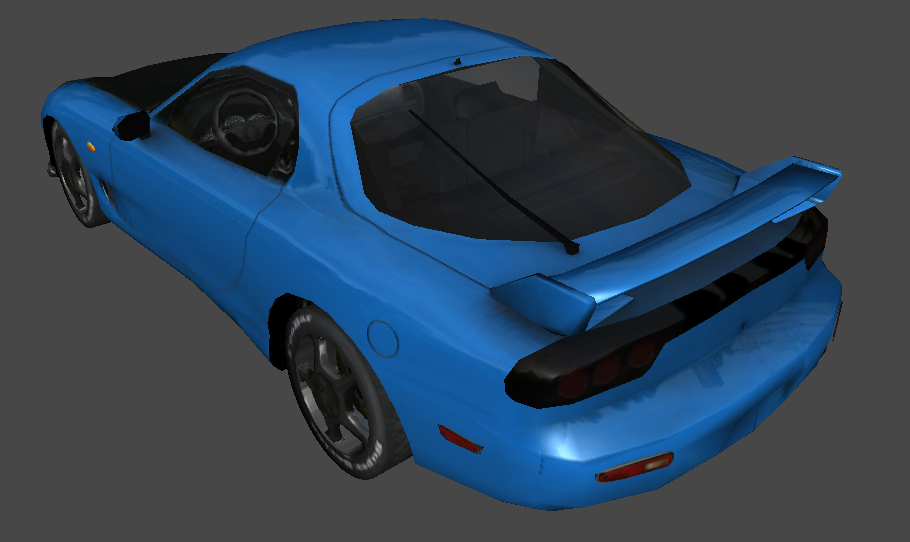 Mazda RX7 free VR / AR / low-poly 3D model | CGTrader