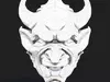 Gargoyle Demon Head Low Poly Gothic Mask STL 3D model 3D printable ...