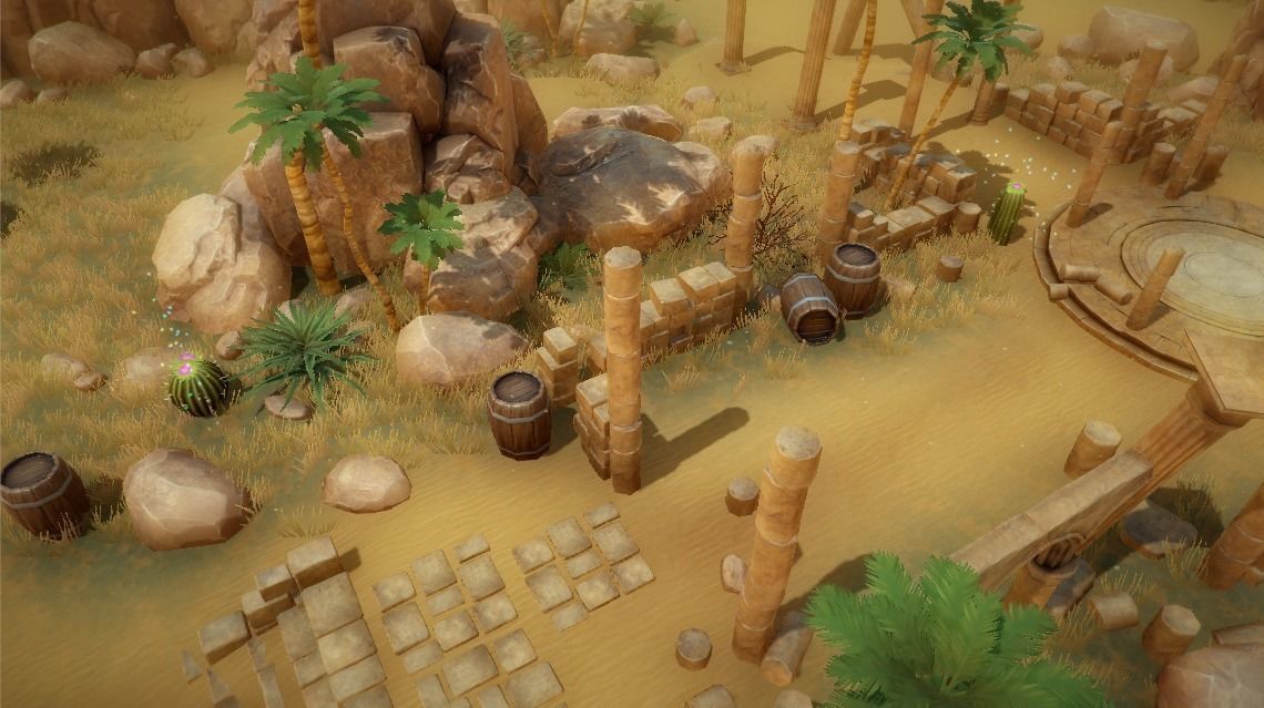 3D model Top-Down desert VR / AR / low-poly | CGTrader