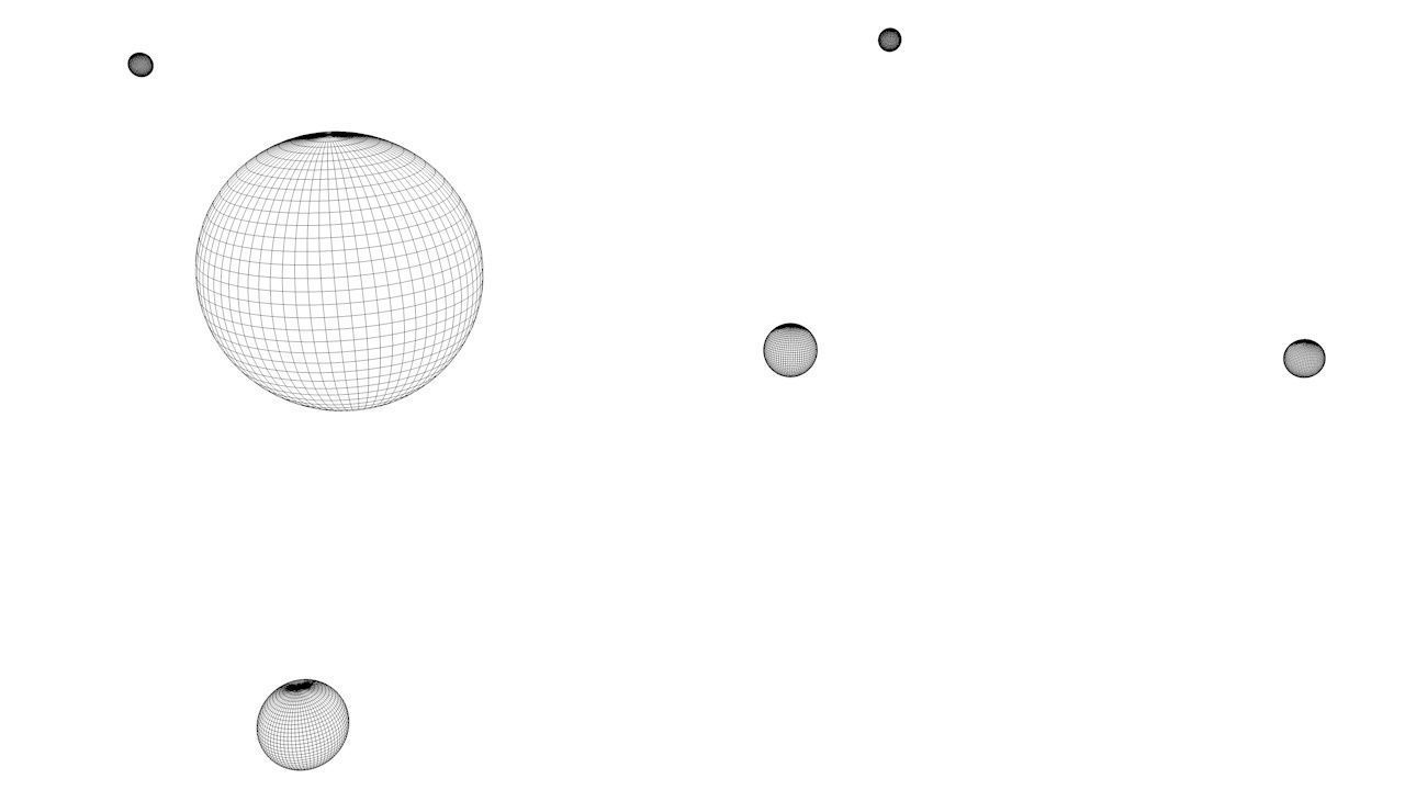 TRAPPIST-1 System 3D model animated | CGTrader