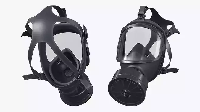 3D model XM28 Gas Mask VR / AR / low-poly | CGTrader