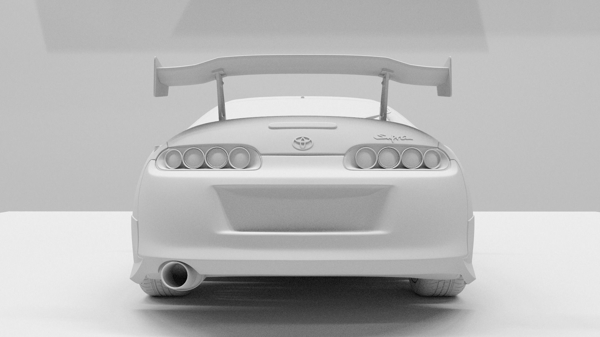 toyota supra mk4 tuning 3D model | CGTrader
