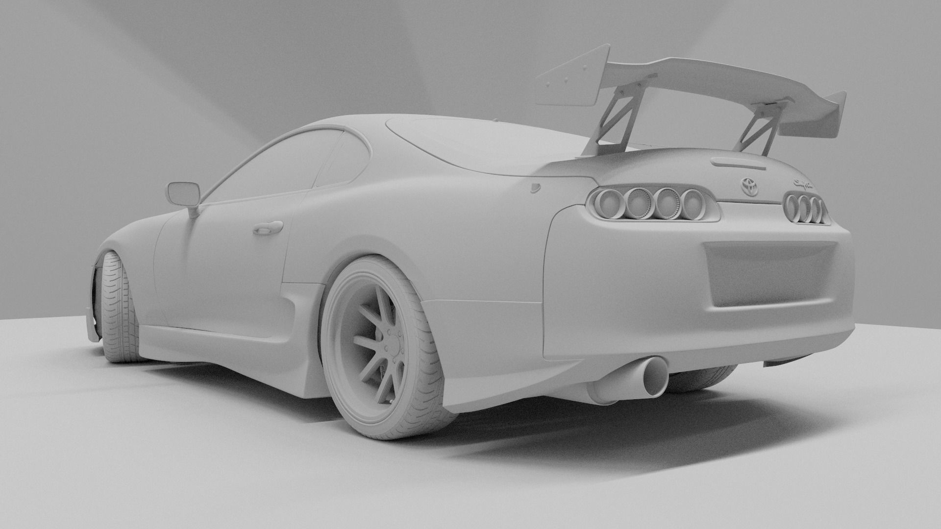 toyota supra mk4 tuning 3D model | CGTrader