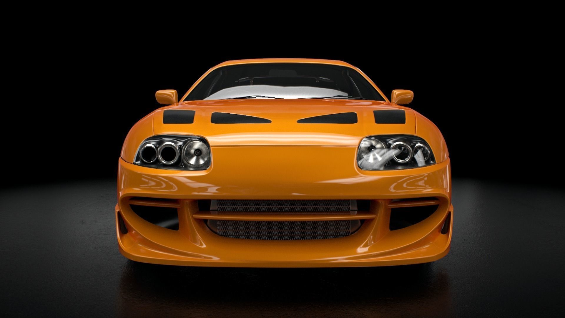 toyota supra mk4 tuning 3D model | CGTrader