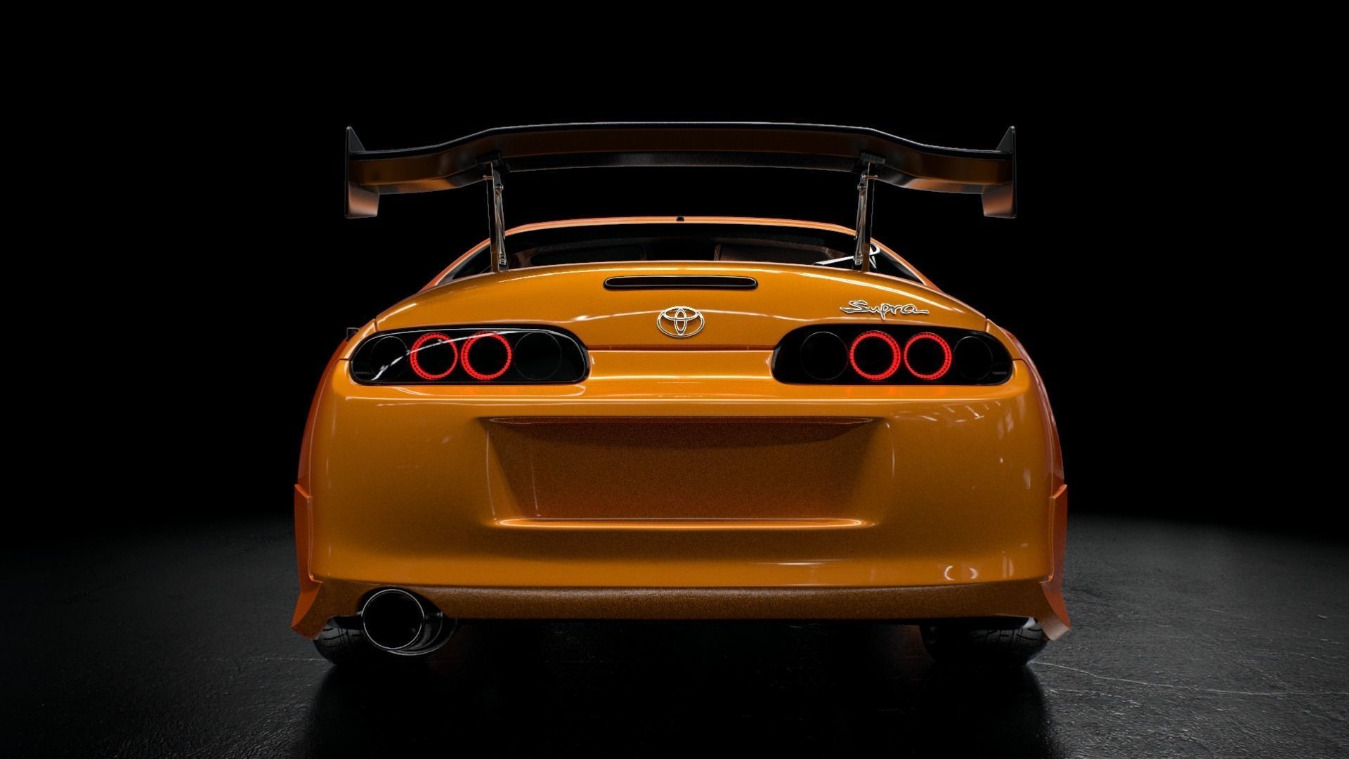 toyota supra mk4 tuning 3D model | CGTrader