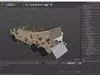 Tactical UAV Launch Vehicle with Drone Simplified 3D model | CGTrader