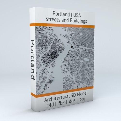 Portland Streets and Buildings 3D model | CGTrader