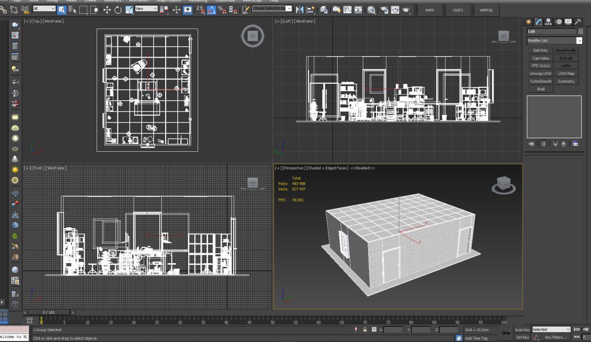 Research Laboratory Interior 3D model | CGTrader