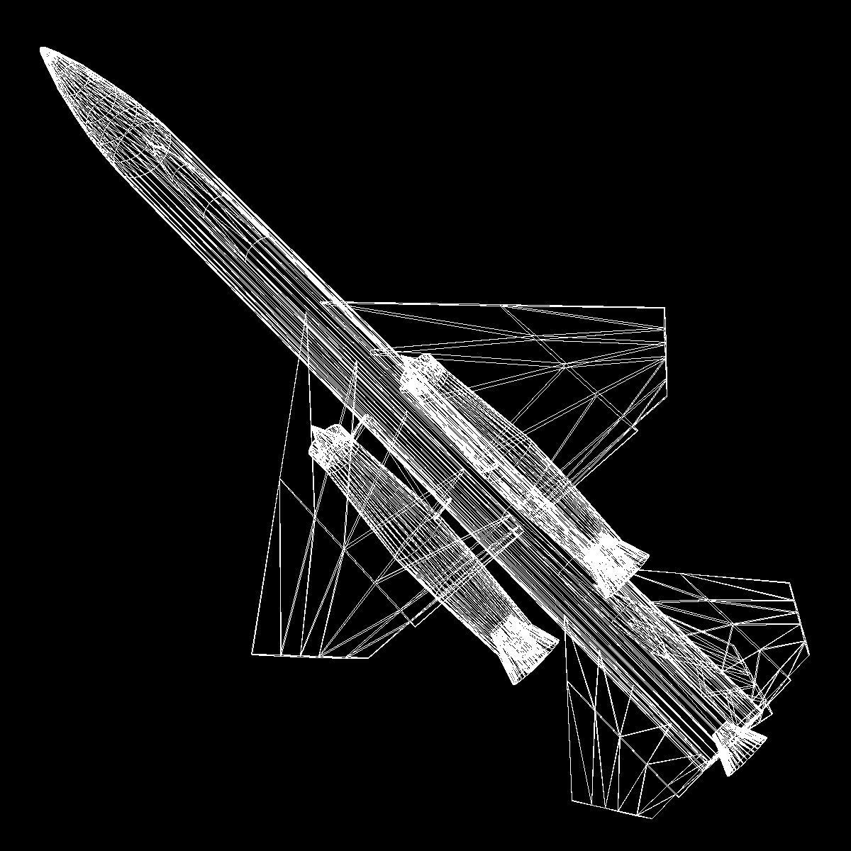 CIM-10 Bomarc Missile 3D model | CGTrader