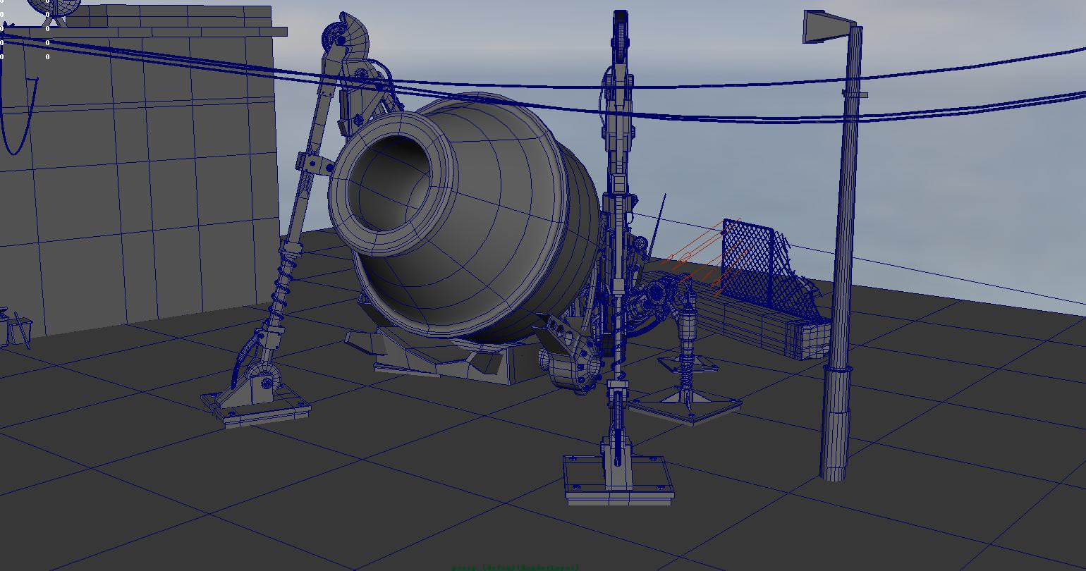 3D model design machine VR / AR / low-poly | CGTrader